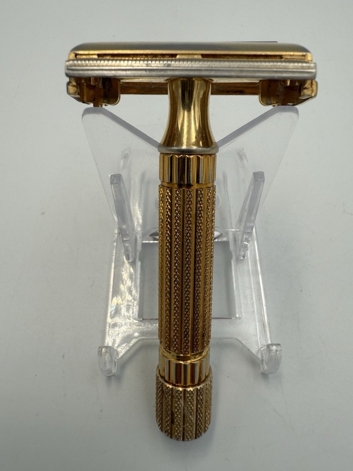 Gillette Aristocrat DE TTO Gold Plated Safety Razor | eBay