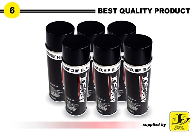 6 X Stone Guard Black Spray Paint Stone Chip 500ml Aerosol Stonechip ...