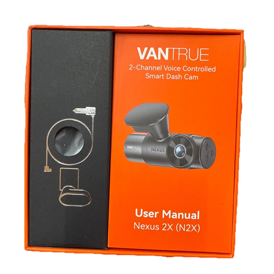 Vantrue N2X Dual Dash Cam, 2.7K 60fps STARVIS 2, HDR, WiFi, GPS, App, 24/7 Park | eBay