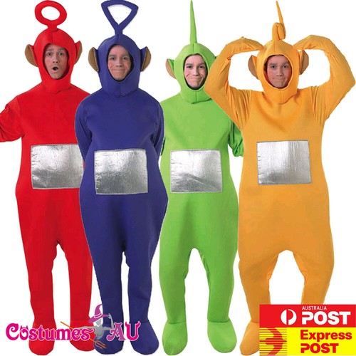 Licensed Teletubbies Costume Teletubbie Book Week Outfit Mens Adult ...