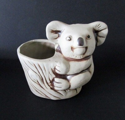 Vintage Retro 70s Koala Pottery Planter / Plant Pot - Indoor Outdoor ...