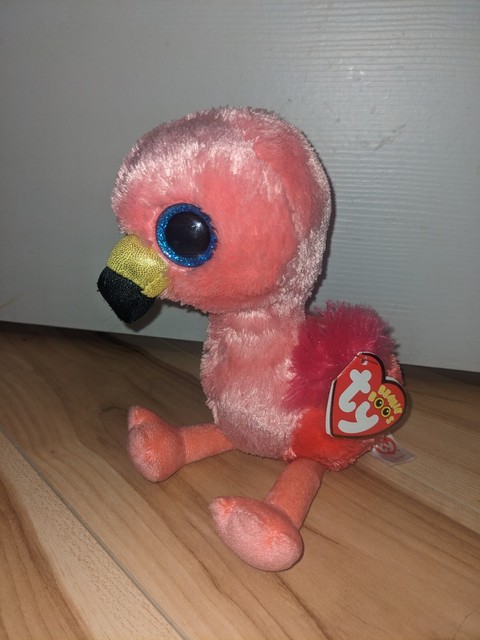 Ty Beanie Boos 6" GILDA Pink Flamingo Plush Stuffed Animal Toy MWMTs ...