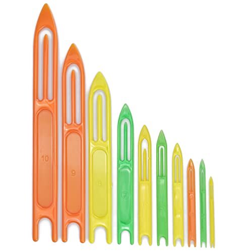 10pcs Netting Needle Shuttles Plastic Repair Fishing Extrawide Model 1 ...