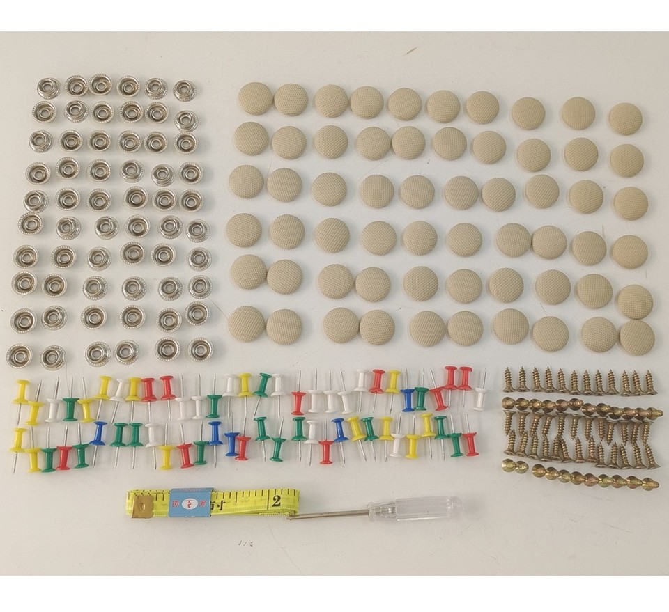 60 Pcs Car Roof Headliner Repair Button Snap Rivets Retainer Fixed ...