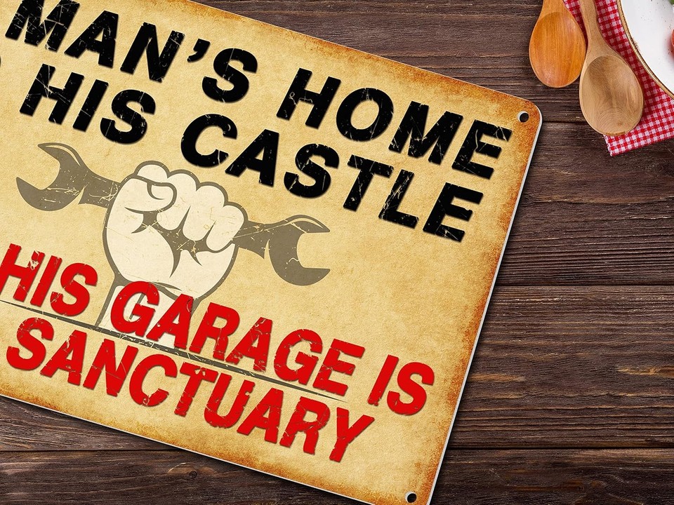 Vintage Funny Tin Metal Signs 8x12 Garage Man Cave Decor gift for Men ...