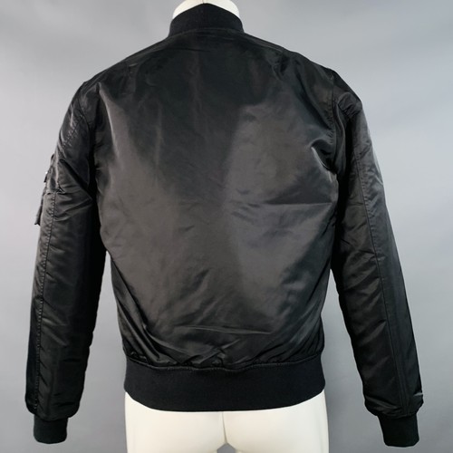 JOHN ELLIOTT Bogota II Size S Black Nylon Zip Up Bomber Jacket | eBay