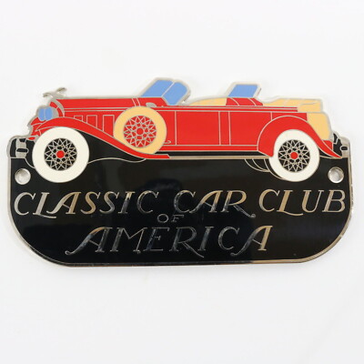Classic Car Club Of America Enamel Vintage 1950s Automobile Emblem ...