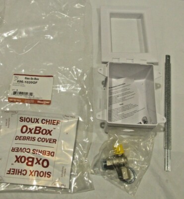 Sioux Chief 696-1020GF - Gas Ox Box, 1/2" FIP Gas Valve and Box Kit | eBay