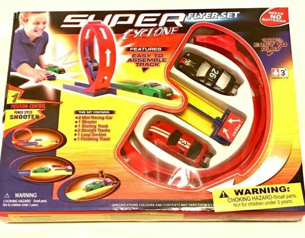 Super Cyclone Car Flyer Set Affordable Fun Kids Toy Great for sale ...
