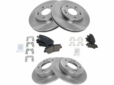 Front and Rear Brake Pad and Rotor Kit fits Veloster 2012-2016 1.6L 4 ...