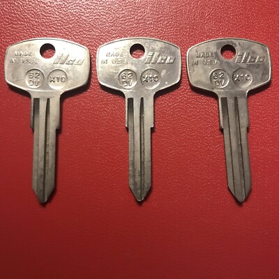 ilco brand keys, set of 3 x10 62dv | eBay