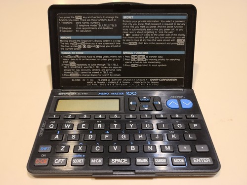 Sharp Memo Master 100 EL-6160, still works! | eBay