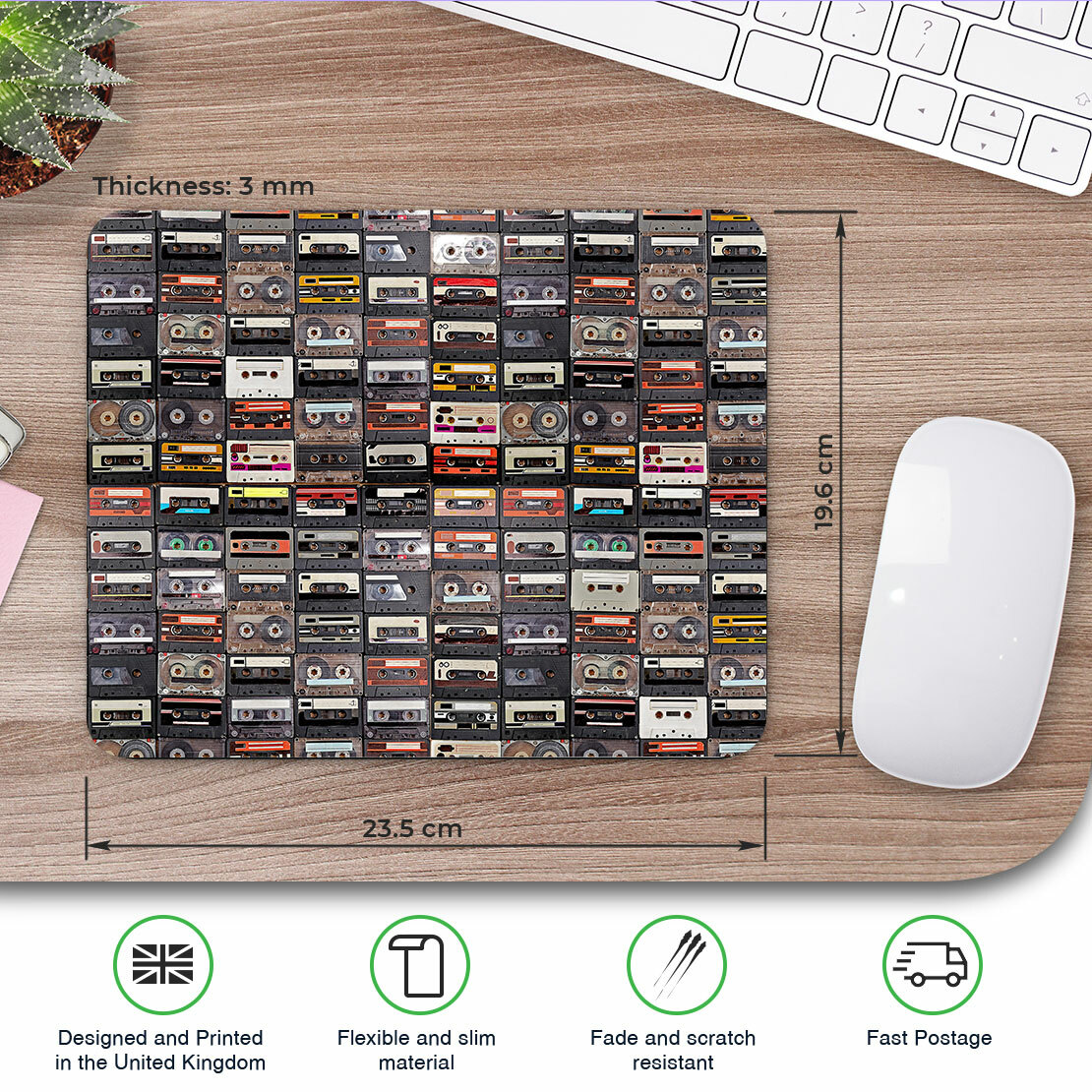 Computer Mouse Mat - Awesome Retro Tapes Music Office Gift #3776 | eBay