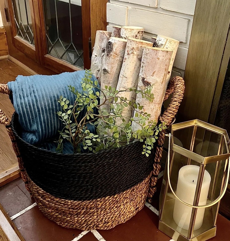 6 White Birch Log Set for Fireplace Decor 16” Length 2”-4” Diameter ...