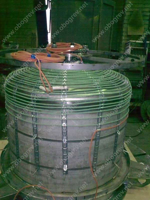 Heater tape cable flexible 750°F(400°С)Max, 2 kW, tank and pipeline ...