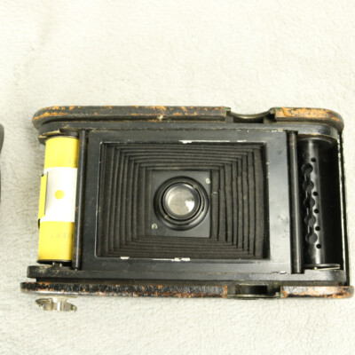Kodak A-120 Autographic Film Folding Pocket Camera Leather Clad Circa ...
