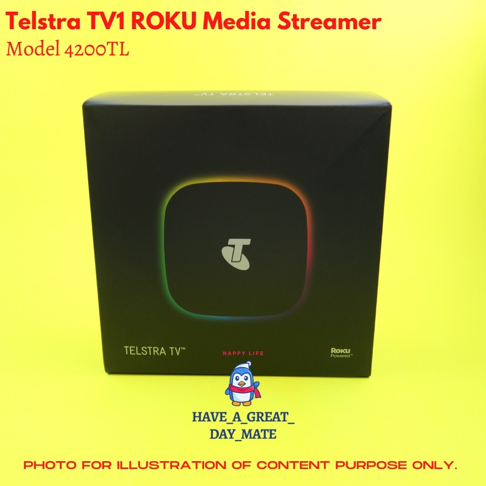 Telstra+TV+4200TL+Powered+by+Roku+-+Black for sale online | eBay