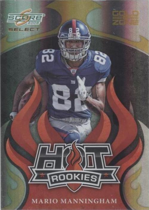2008 Score Select - Hot Rookies Mario Manningham #HR-20 Gold Zone /50 ...