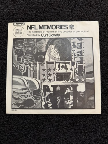 Curt Gowdy – Nfl Memories VG++ Original Fleetwood 33RPM Record & Pic ...