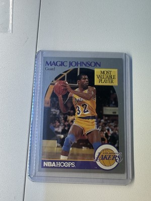 Magic Johnson Most Valuable Player NBA Hoops 1990 Card Number 157 | eBay