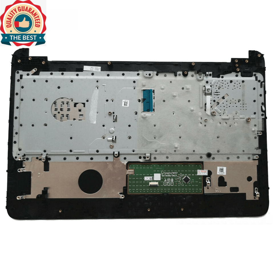 New HP 15-AY 15-BA Palmrest Top Case with Keyboard & Touchpad Black ...
