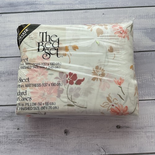JP Stevens Tastemaker Full Size Sheet Set Spring Dance Floral No Iron 4 ...