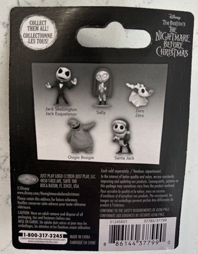 2024 Nightmare Before Christmas Figure Santa Jack Just Play Disney ...
