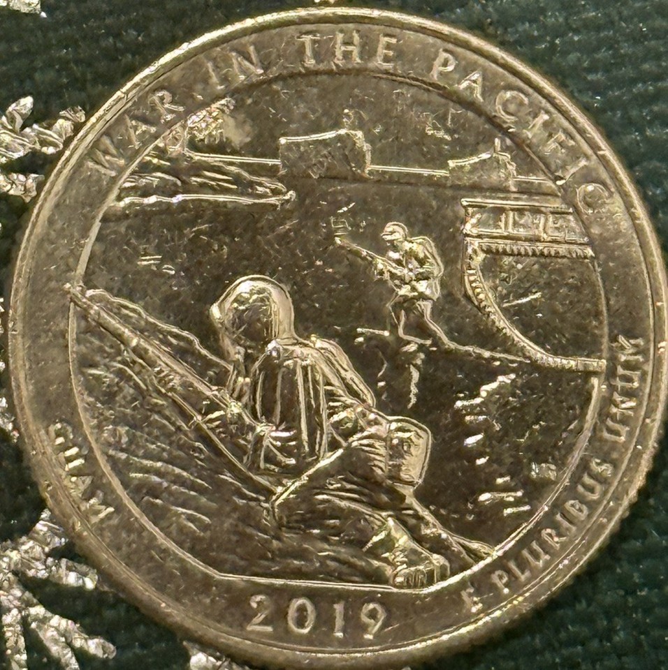 2019 W Quarter Guam War in the Pacific Circulated Condition | eBay
