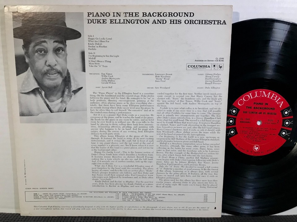 DUKE ELLINGTON Piano In The Background LP COLUMBIA CL 1546 MONO 1960 ...