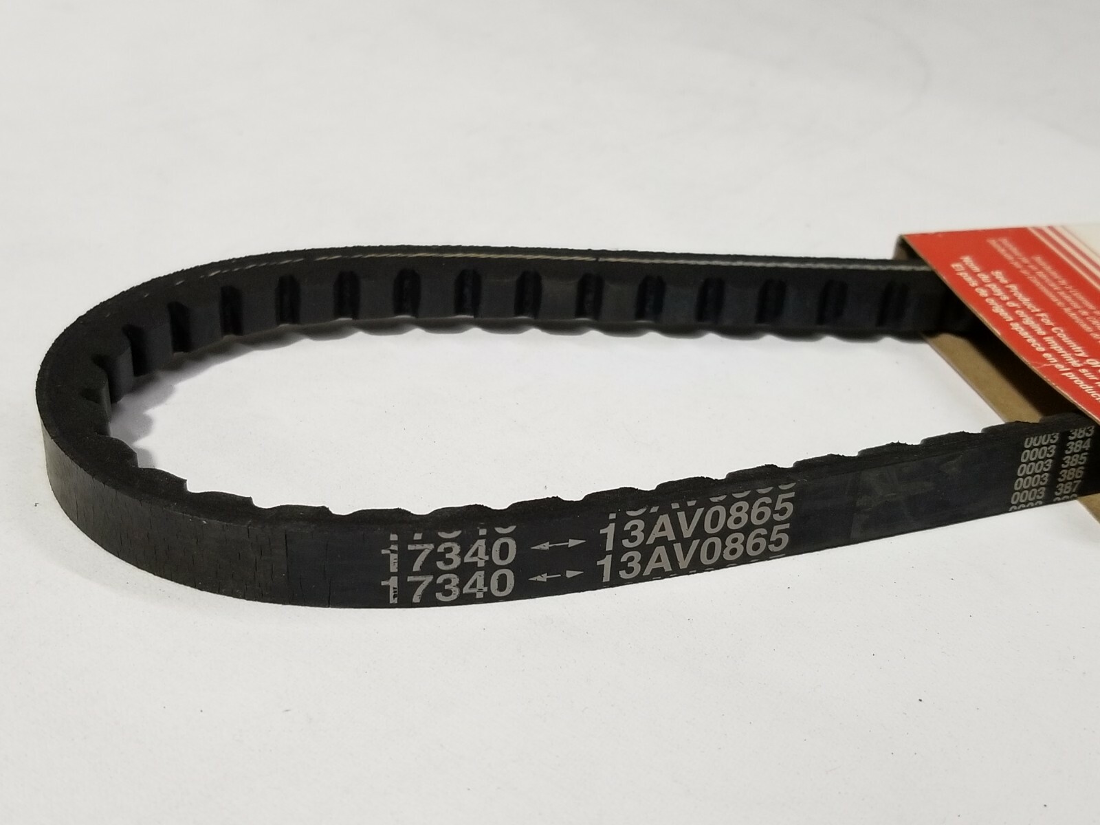 CarQuest 34017 17340 V-Belt, 17/32" x 34-1/4", NEW | eBay