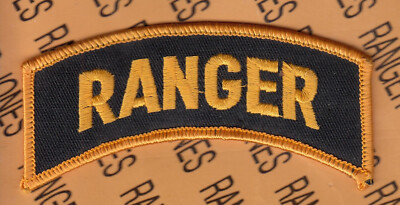 US Army RANGER Qualification tab ~4" pocket patch m/e | eBay