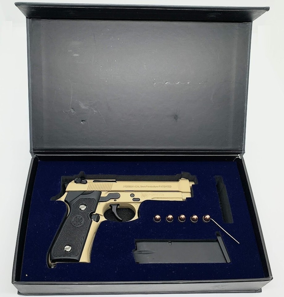 SEIKO UPGRADED! Beretta M92 Shell Eject Toy Gun 1:2 Mini Guns. Not Goat ...