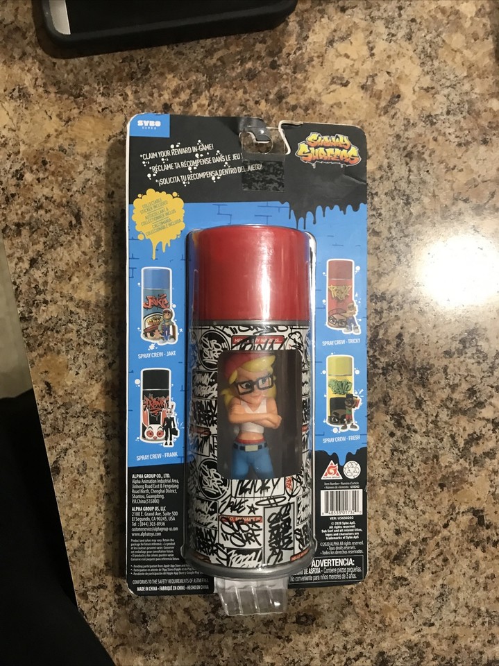 SUBWAY SURFERS Game Sub Surf Spray Crew 4" VINYL FIGURE Tricky 2020 ...