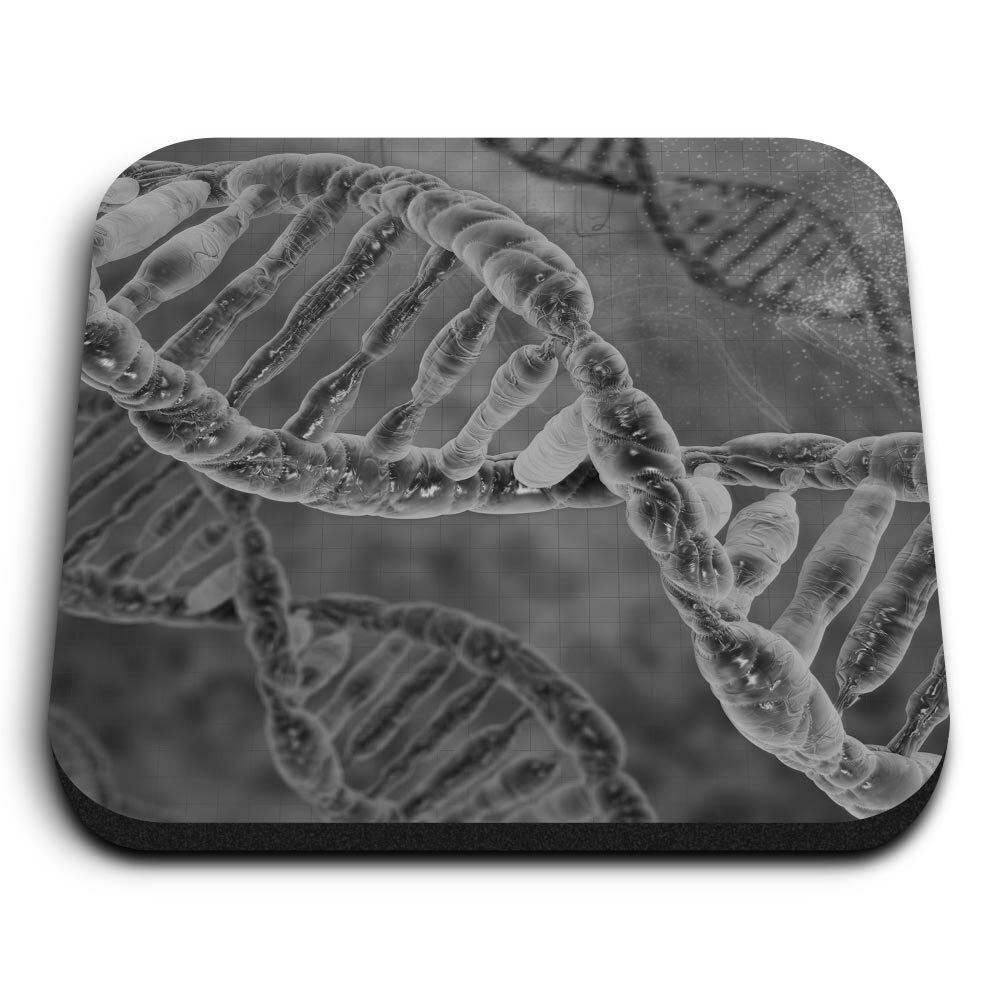 Square MDF Magnets - BW - DNA Strand Science Biology #41572 | eBay
