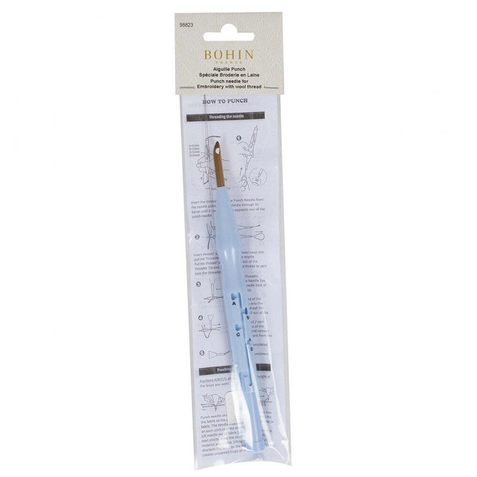 Bohin Punch Needle and Needle Threader | eBay