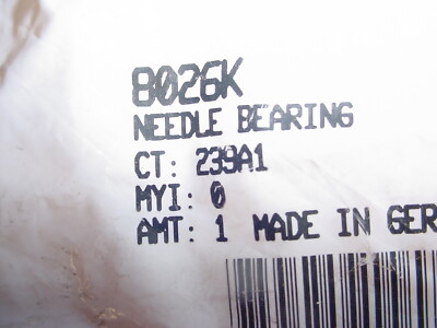 Harley Davidson Needle Bearing 8026K | eBay