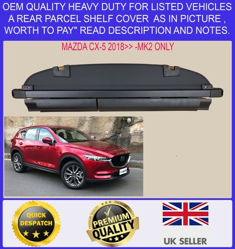 FOR MAZDA CX-5 MK2 RETRACTABLE CARGO PARCEL SHELF COVER BLIND 2017-2020 ...