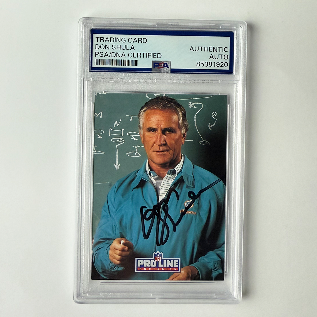 Don Shula Autographed Memorabilia | Signed Photo, Jersey, Collectibles ...