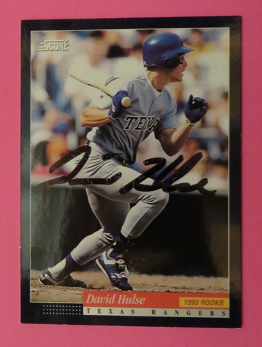 1994 Score, Texas Rangers - DAVID HULSE - autographed (RC) | eBay
