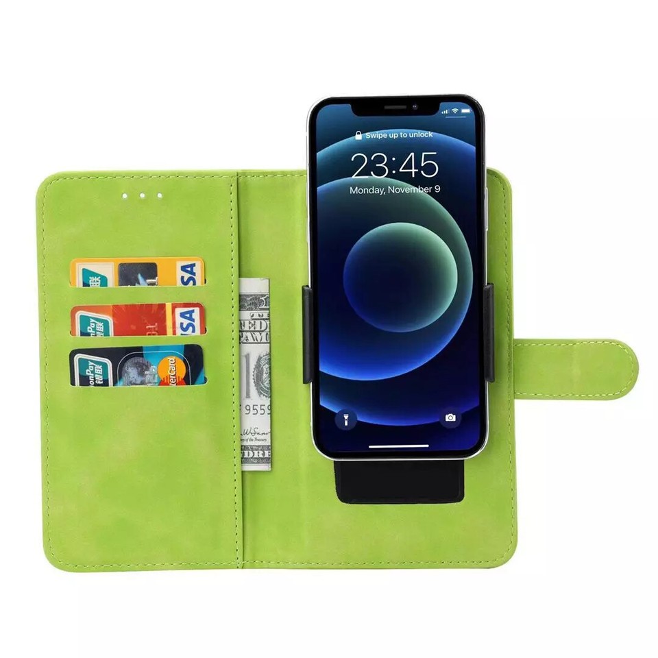 FREE EX Telstra T-Elite 5G 6.6" Universal Leather Wallet Movable Clip ...