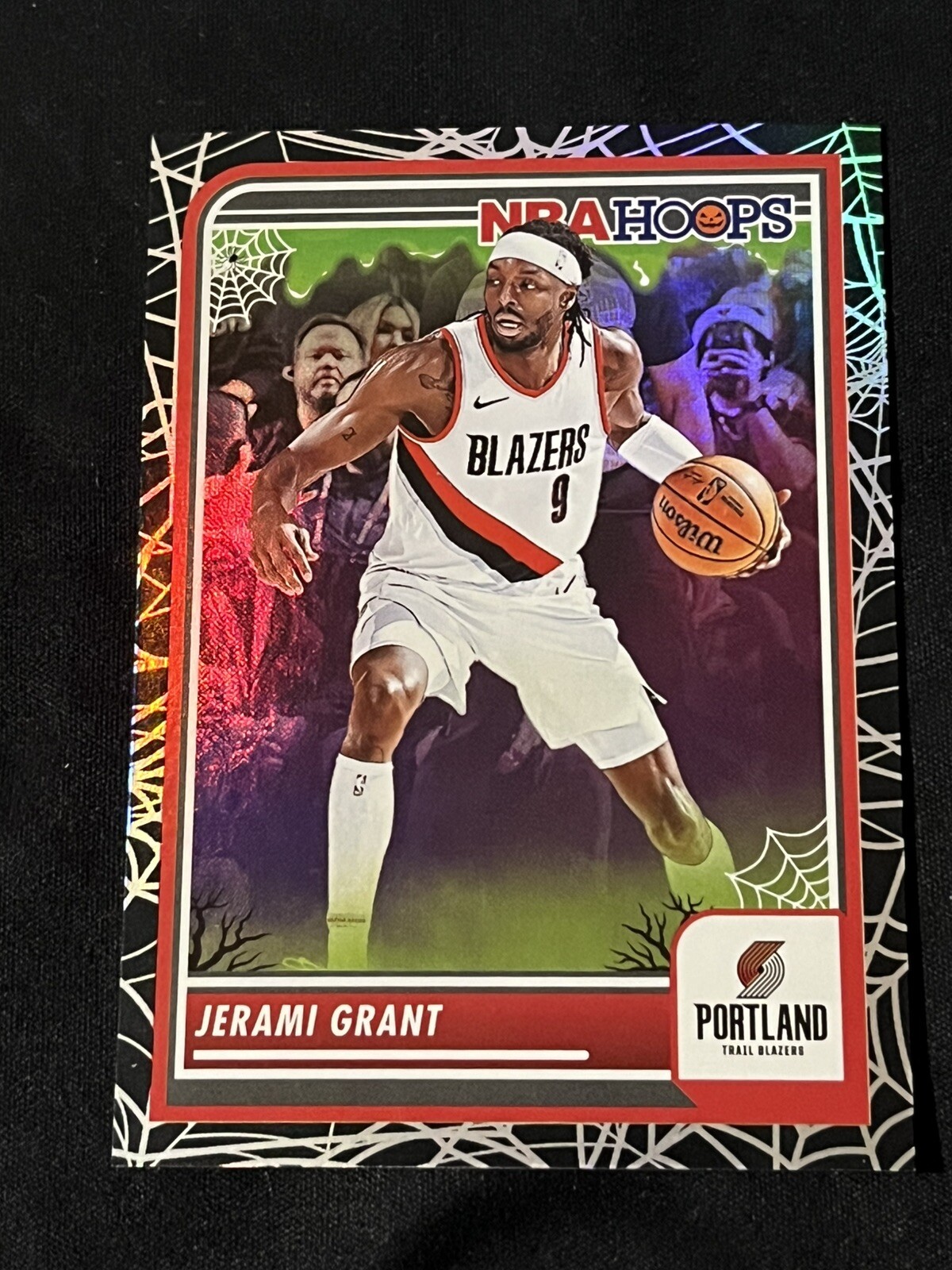2023-24 Panini NBA Haunted Hoops Jerami Grant Web Holo #252 Blazers | eBay