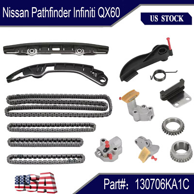 New Timing Chain Kit For Nissan Pathfinder Infiniti QX60 2017-24 3.5L ...