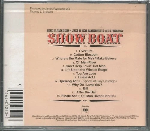 Show Boat (CD) DISC + CVR ART - NO CASE - GOOD | eBay