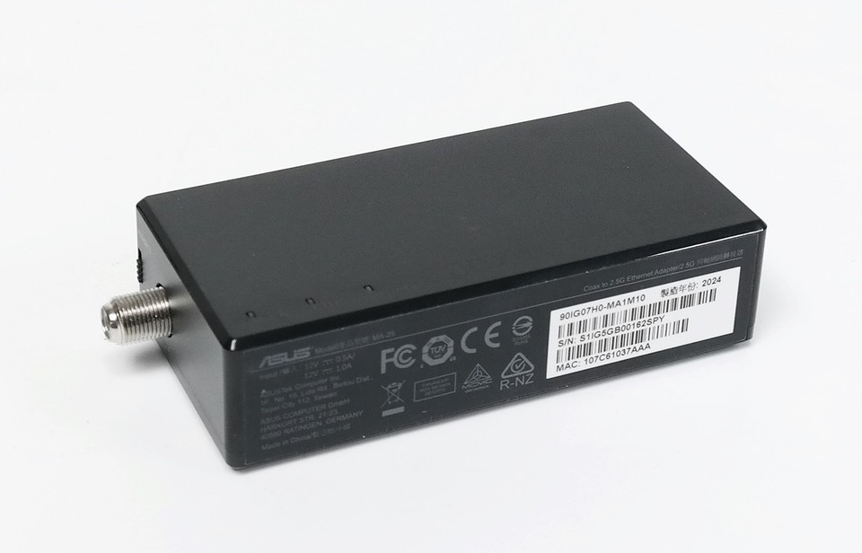 ASUS MA-25 2.5Gbps Ethernet over Coax MoCA Adapter (1-pack) - Black | eBay