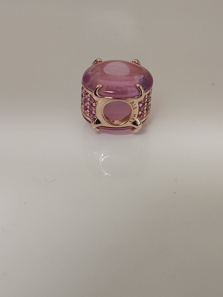 AUTHENTIC PANDORA PINK OVAL CABOCHON CHARM #789309C02 | eBay