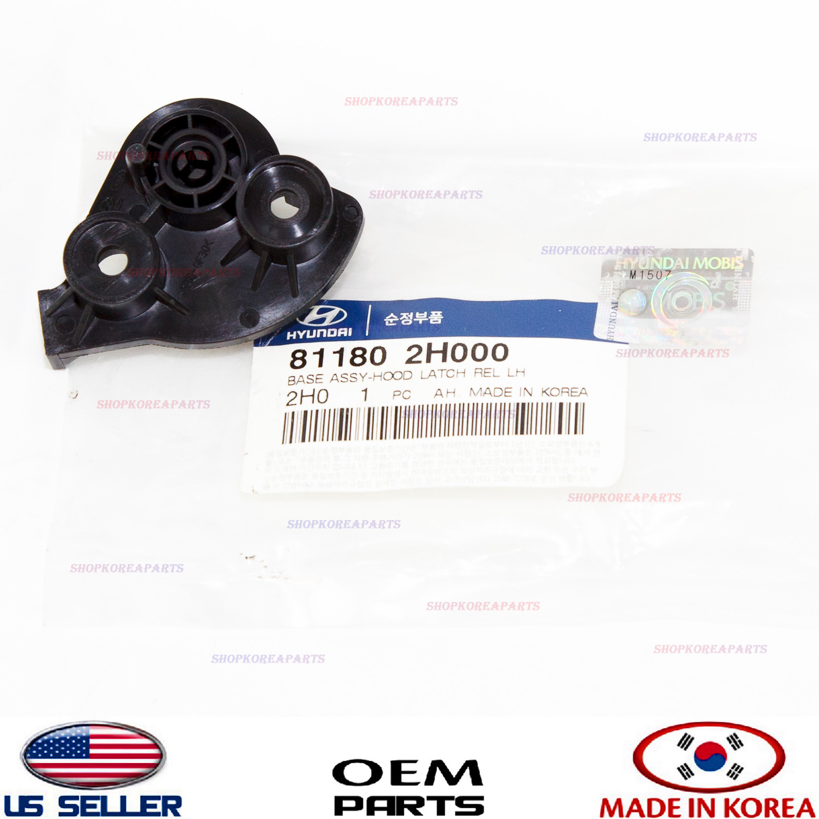 811802H000 Genuine Hyundai / KIA BASE ASSY-HOOD LATCH REL LH for sale ...