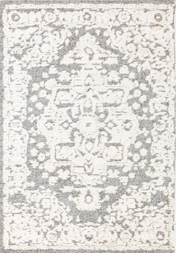 New MOS Rugs Floor Area Rug CARVAN 160 x 230 WHITE LT GREY BCARVAN7739 ...