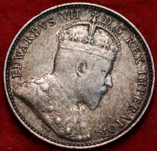 🇨🇦 1903-H King Edward VII 5 Cents Silver Coin Canada | eBay