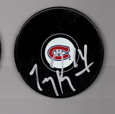 TERRY RYAN MONTREAL CANADIENS SIGNED AUTOGRAPHED PUCK COA, SPITTIN ...