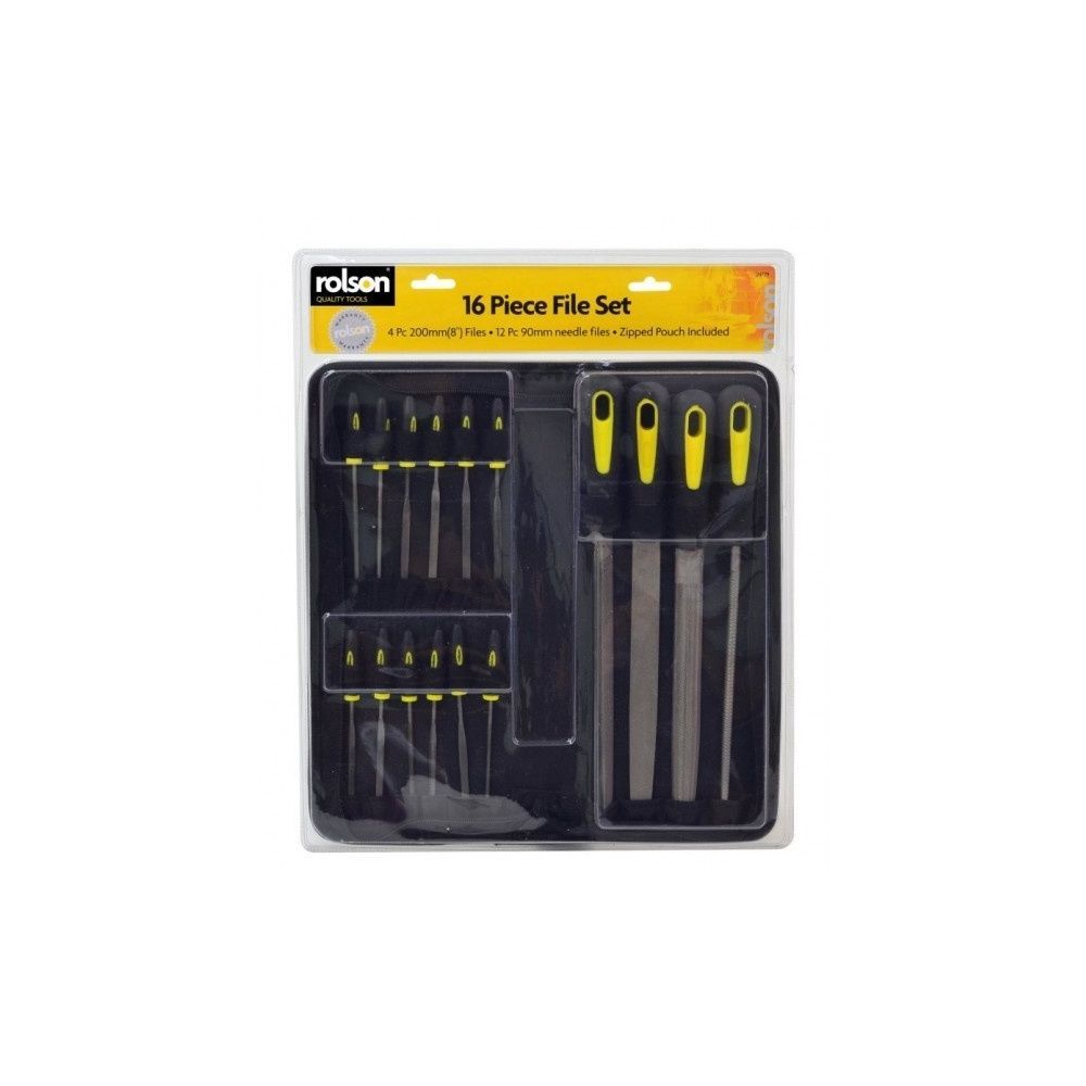 Rolson 16pc File Set in Zipper Pouch for Wood and Metal | eBay